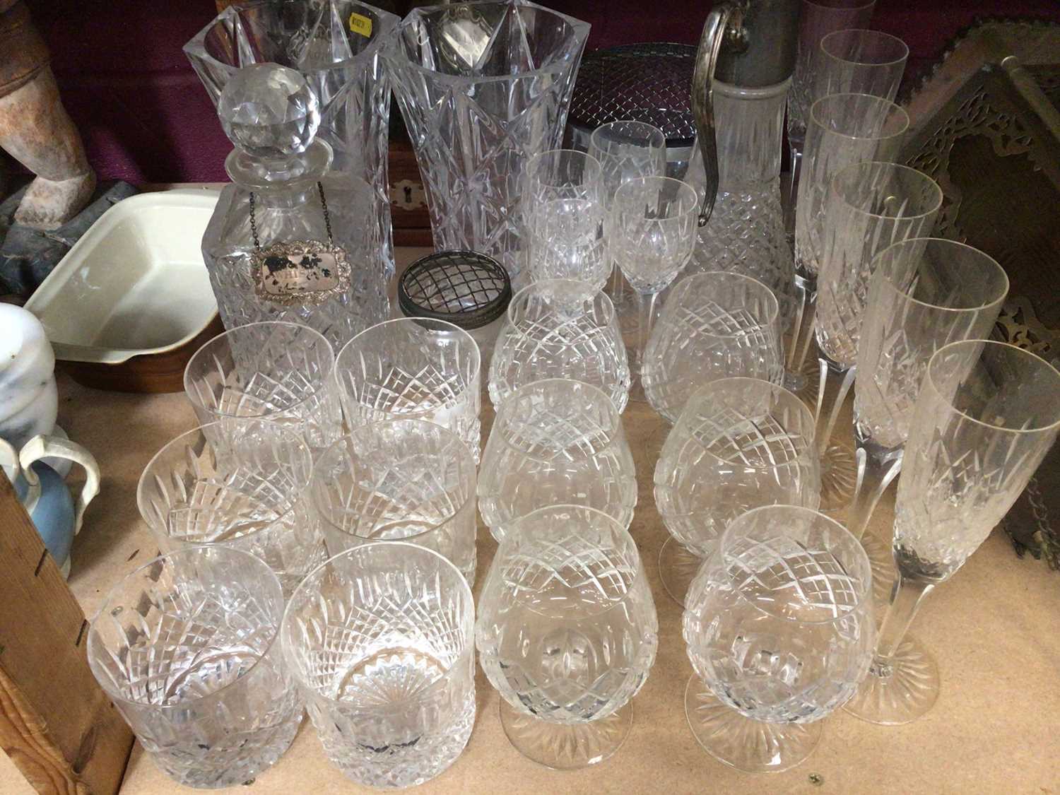Lot 561 - Stuart Crystal cut glass table service, a