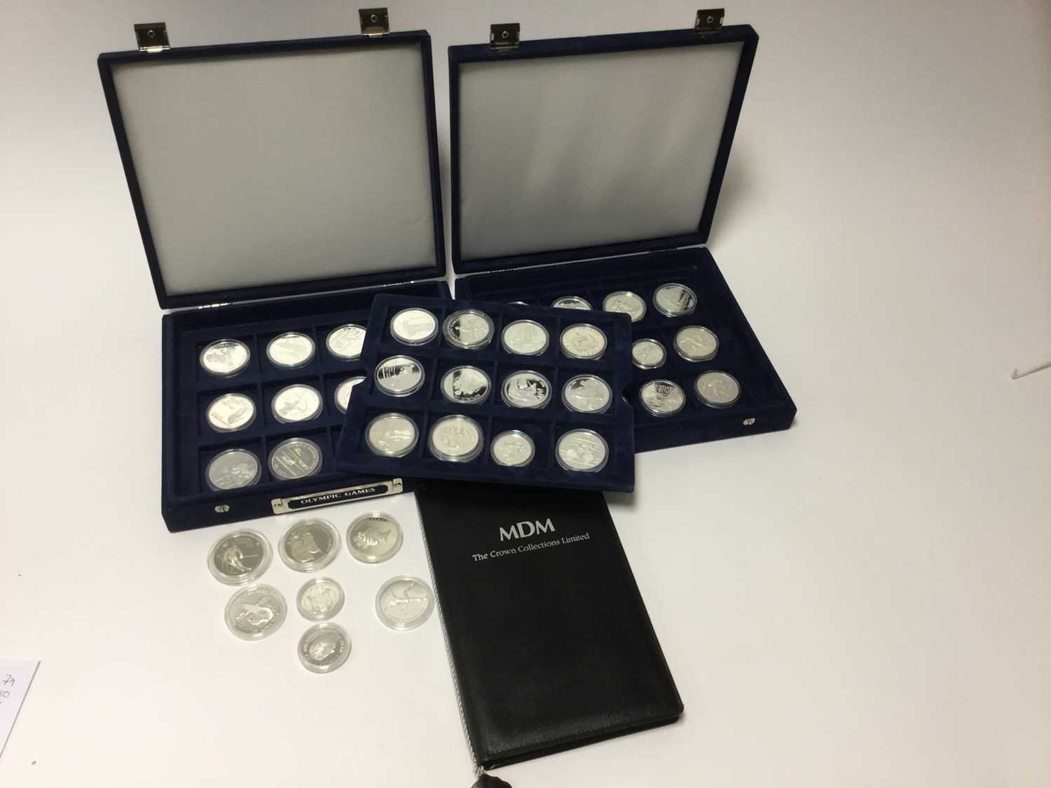 Lot 416 - World - MDM issued silver Olympic Games