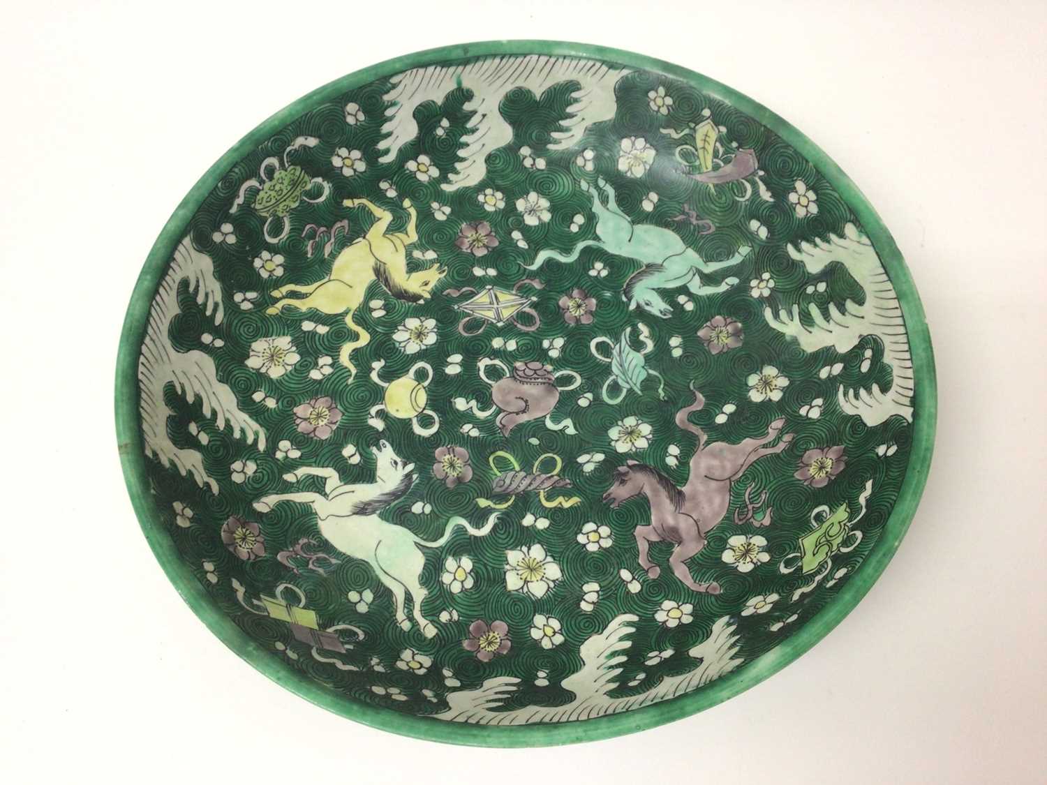 Lot 372 - Antique Chinese Qing famille verte porcelain