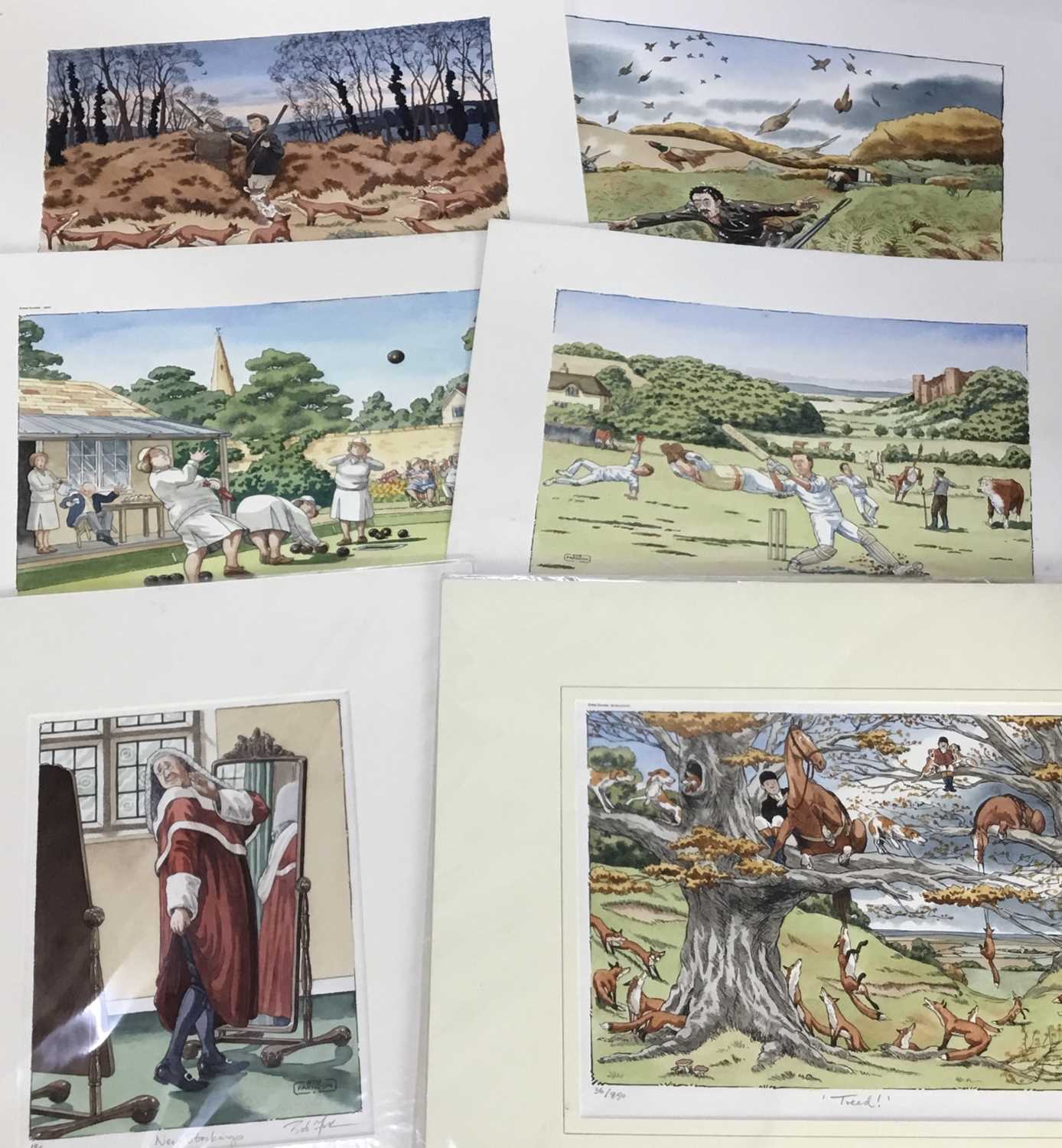Lot 10 - Bob Farndon, contemporary, group of ten