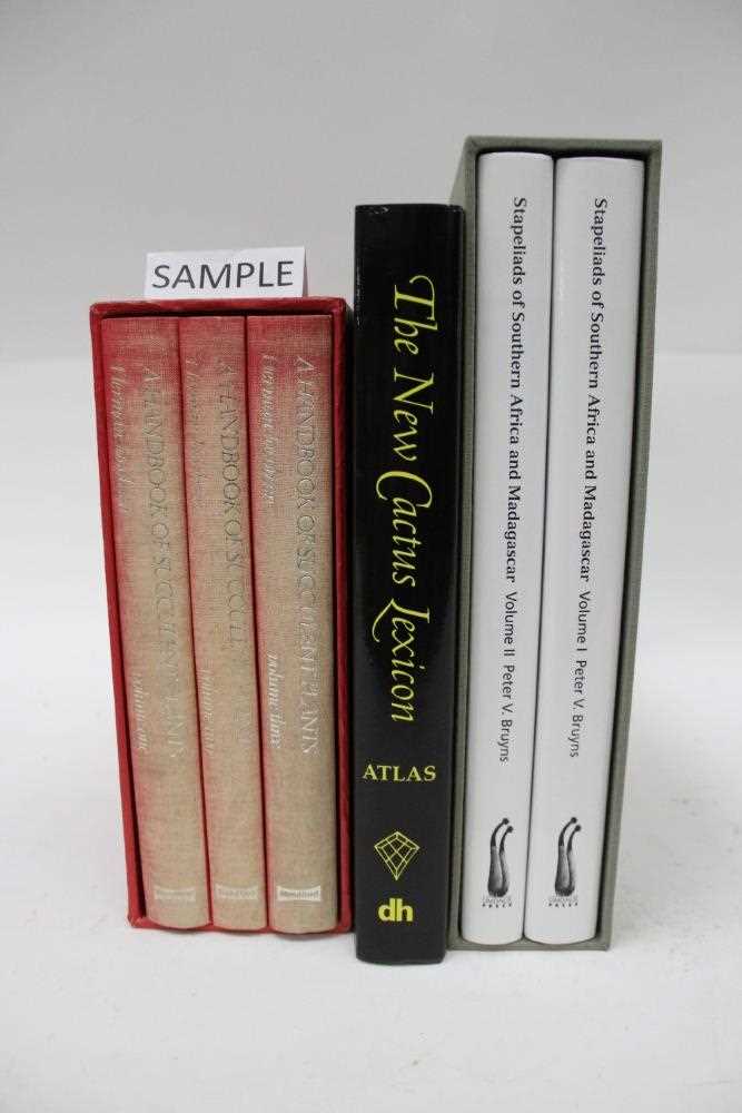 Lot 1733 - Box of books relating to Cacti and