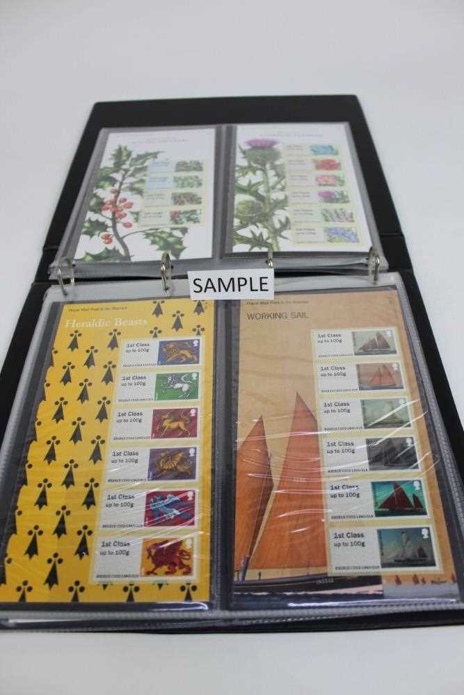 Lot 1456 - Stamps G.B. selection of Smiler sheets,