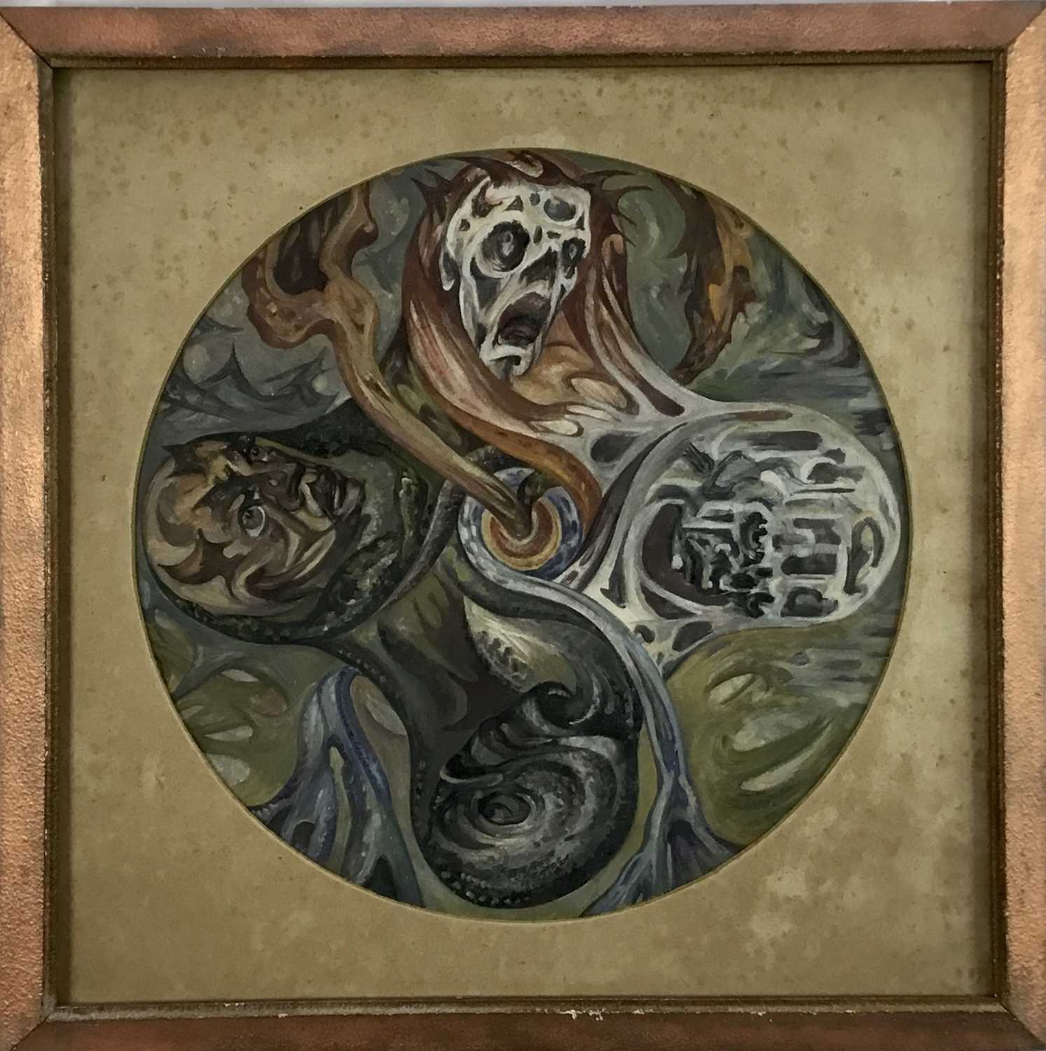 Lot 12 - Fay Pomerance (1912-2001) watercolour - ‘Four