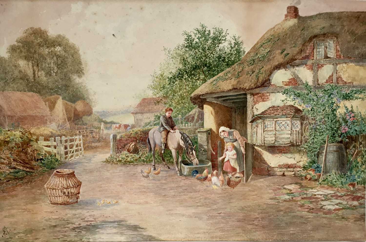Lot 193 - Charles James Keats (1856-1934) watercolour,