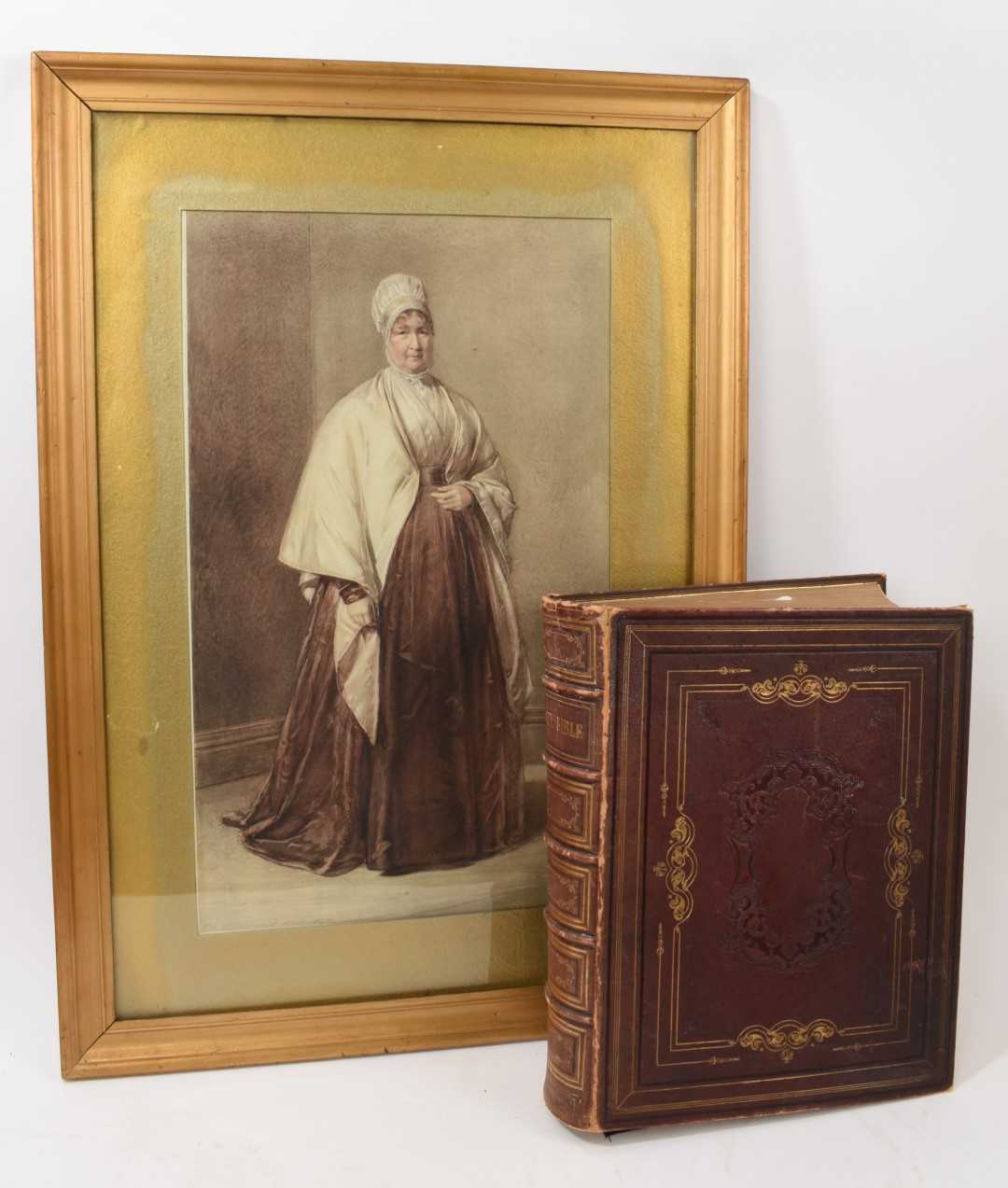 Lot 836 - Victorian Family Bible by descent from