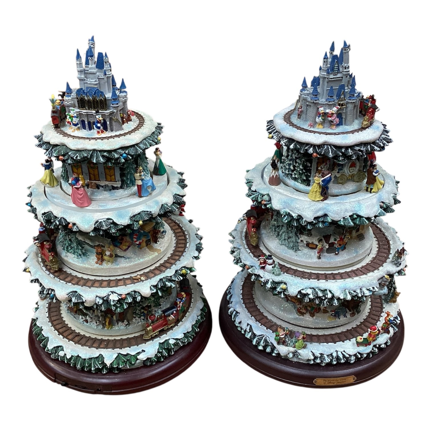 Lot 5143 - Two Disney Christmas trees