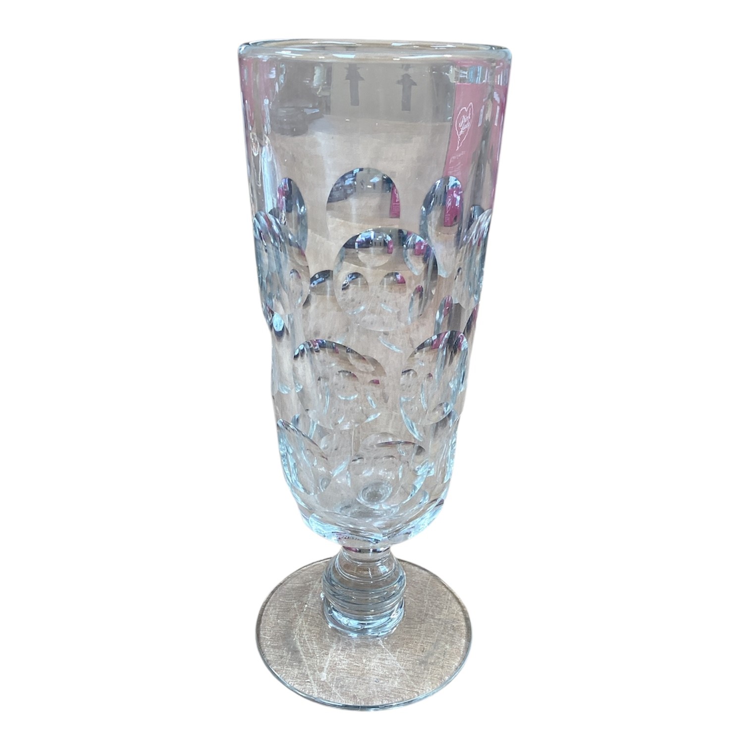 Lot 5139 - 19th century facet cut ale glass