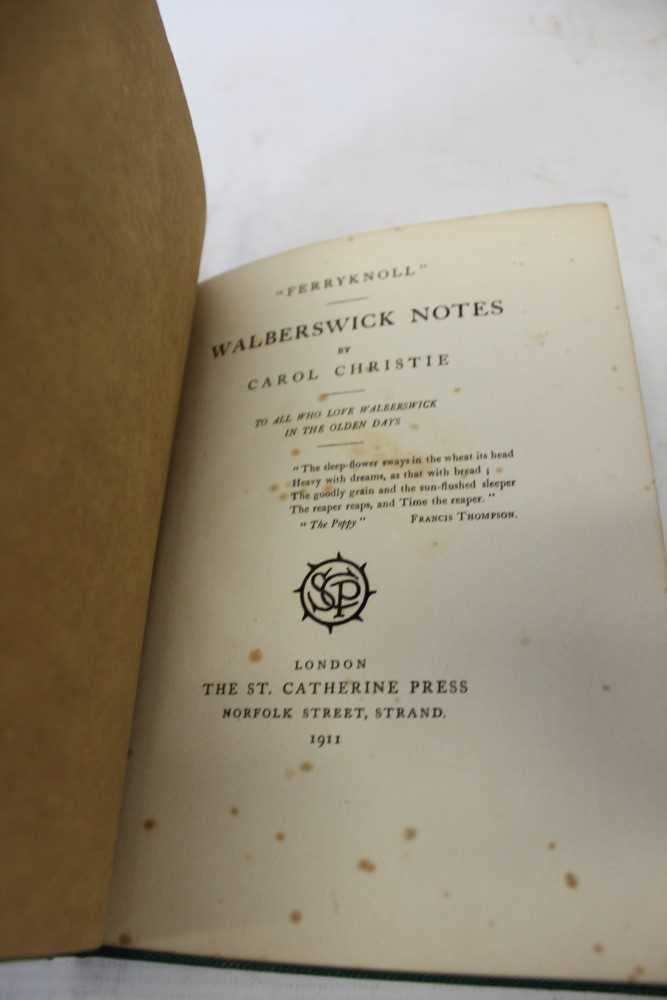 Lot 2309 - Carol Christie - ‘Walberswick Notes’