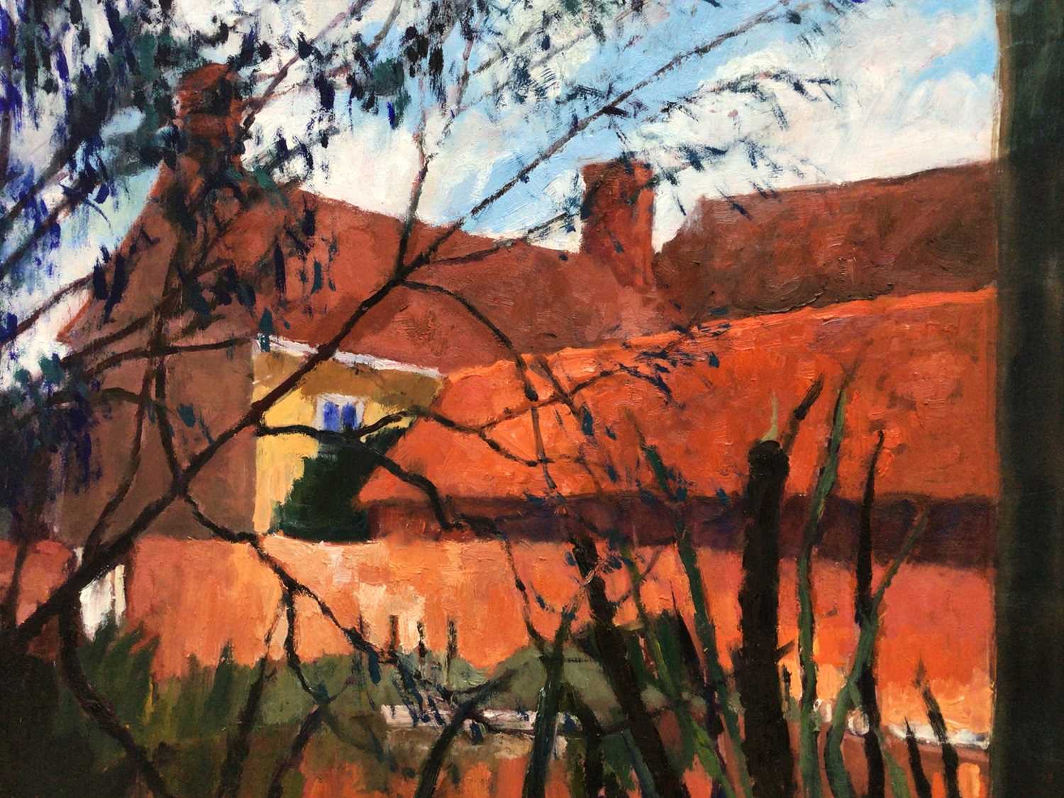 Lot 66 - David Britton, contemporary, oil on board